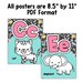 A–Z Alphabet Posters Pastel & Composition Notebook Theme Classroom ...