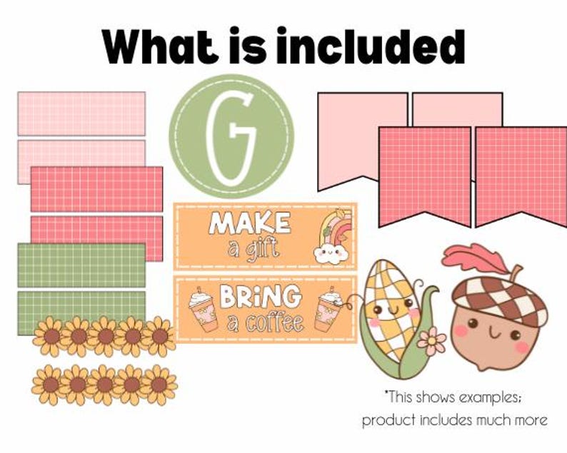 Thanksgiving Gratitude Bulletin Board Kit Classroom Decor - Etsy