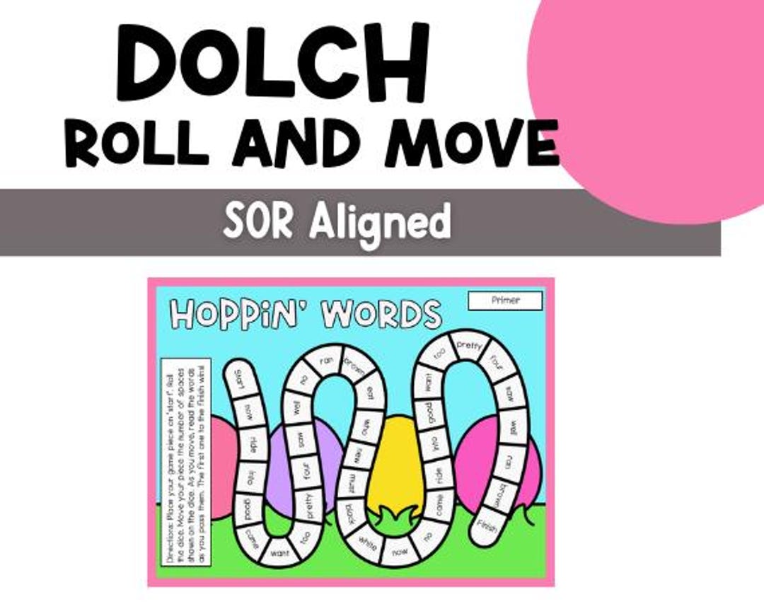 Dolch Primer Sight Word Game NO PREP Reading Game Easter - Etsy