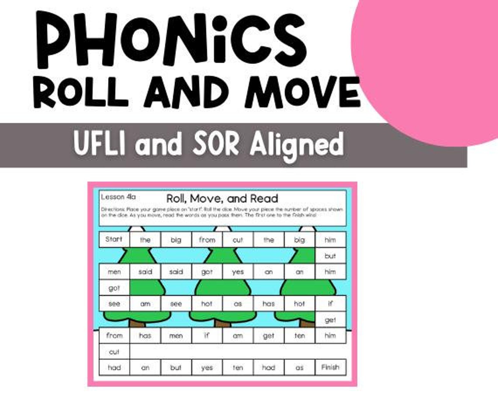 Winter Phonics Game NO PREP Reading Game UFLI Aligned Lessons 35-41 - Etsy