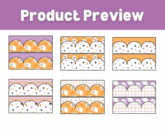 Printable Bulletin Board Letters A-Z, Numbers, and Boarder Halloween ...