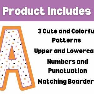 Halloween Printable Bulletin Board Letters A-Z, Numbers, Boarder ...