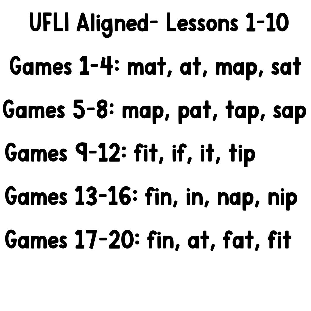 Short Vowel Word Bump SOR Aligned UFLI Aligned Game and Center - Etsy