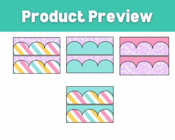 Bulletin Board Letters A-Z and Printable Boarder Classroom Decor - Etsy