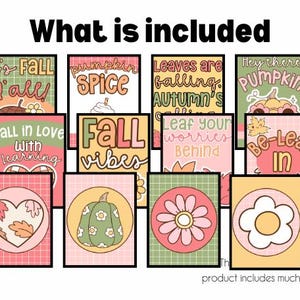 Fall Vibes Posters Classroom Decor Fall Classroom Decorations - Etsy
