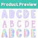 Printable Bulletin Board Letters A-Z, Numbers and Boarder - Etsy