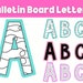 Printable Bulletin Board Letters A-Z, Numbers, and Boarder Classroom ...