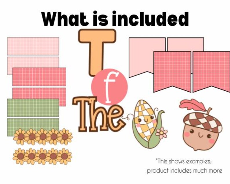 Thanksgiving Bulletin Board Kit Classroom Decor Staff Appreciation - Etsy