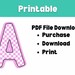 Printable Bulletin Board Letters A-Z, Numbers, and Boarder Classroom ...