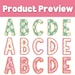Printable Bulletin Board Set Letters, Numbers, and Boarder - Etsy