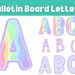 Printable Bulletin Board Letters A-Z, Numbers and Boarder - Etsy