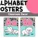 A–Z Alphabet Posters Pastel & Composition Notebook Theme Classroom ...