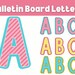 Bulletin Board Letters and Boarder Printable Classroom Decor - Etsy