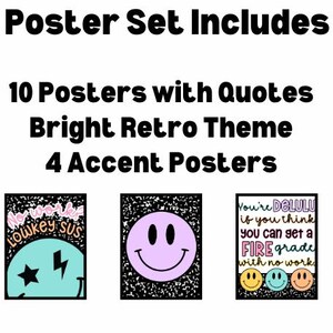 Classroom Vibes Posters Middle School High School - Etsy