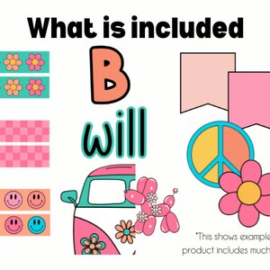 Bulletin Board Kit Back to School Cute Retro Bulletin Board - Etsy