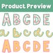 Printable Floral Bulletin Board Letters: Classroom Decor - Etsy