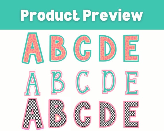 Printable Bulletin Board Letters A-Z and Numbers Classroom Decor - Etsy