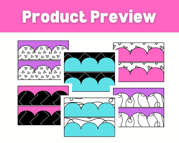 Printable Bulletin Board Letters A-Z, Numbers, and Boarder Classroom ...