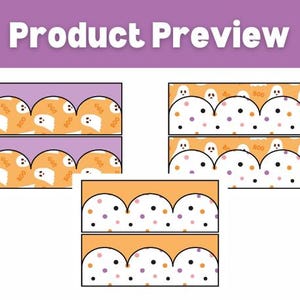 Halloween Printable Bulletin Board Letters A-Z, Numbers, Boarder ...