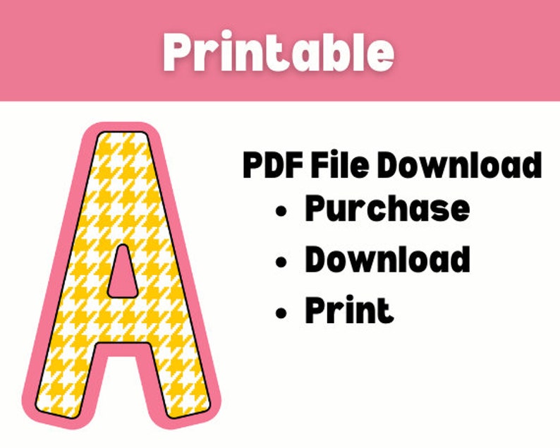 Bulletin Board Letters and Boarder Printable Classroom Decor - Etsy
