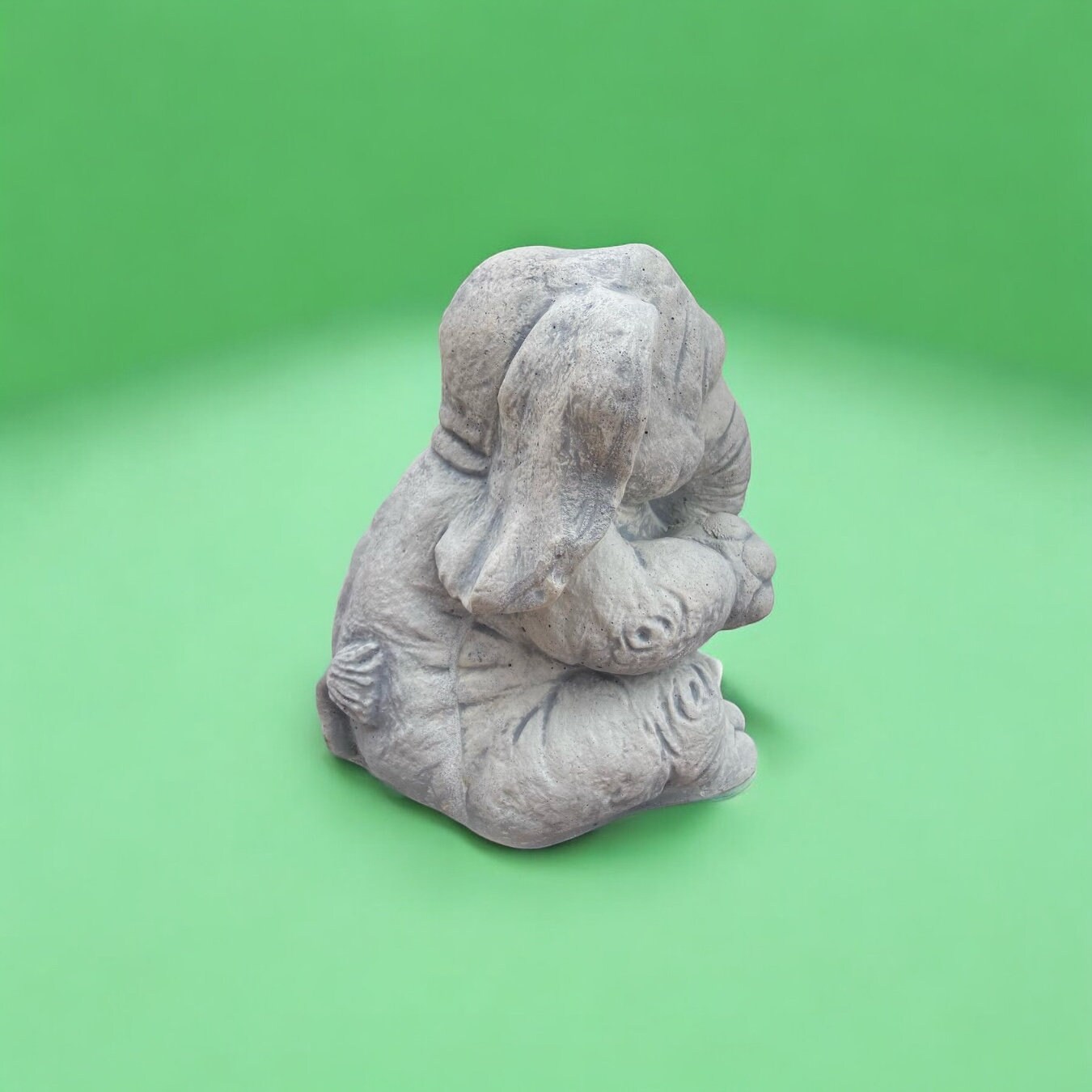 Concrete Elephant Statue Elephant Garden Statue Elephant Decor Elephant ...