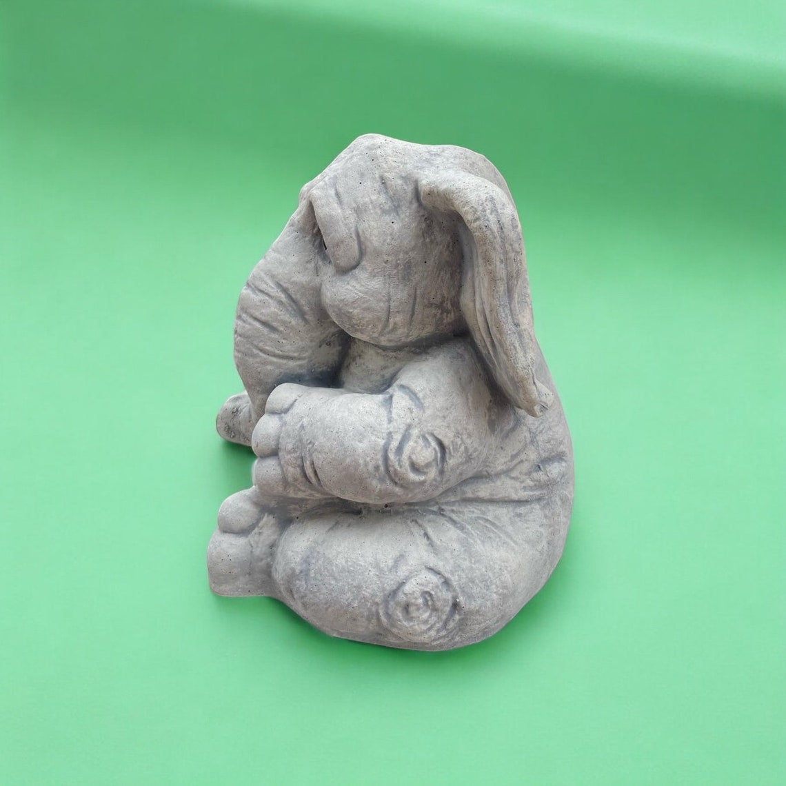 Concrete Elephant Statue Elephant Garden Statue Elephant Decor Elephant ...