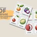 Watercolor Fruit Flashcards Printable Educational Cards for Kids ...