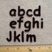 Comic Sans 1 Alphabet Letters LOWER Case Craft Felt Your Color Choice ...