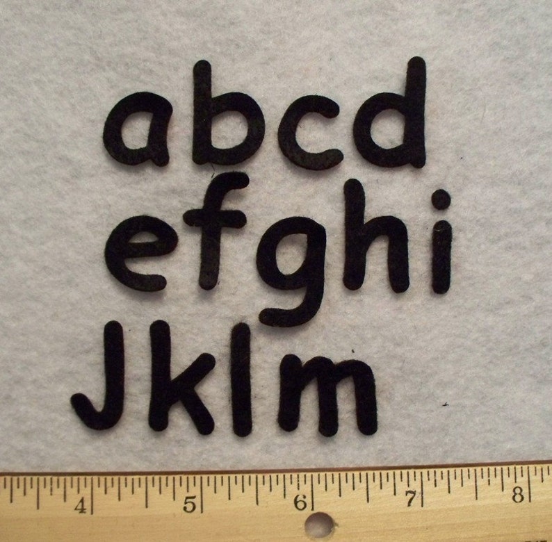 Comic Sans 1 Alphabet Letters LOWER Case Craft Felt Your - Etsy