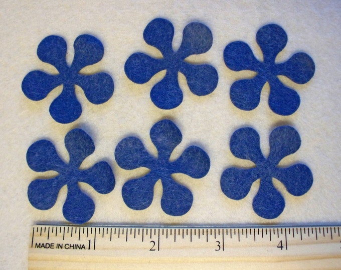 Wool Felt Die Cut Flowers Shapes 6 - Etsy