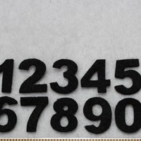 Felt Numbers - Etsy