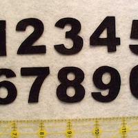 Felt Numbers - Etsy