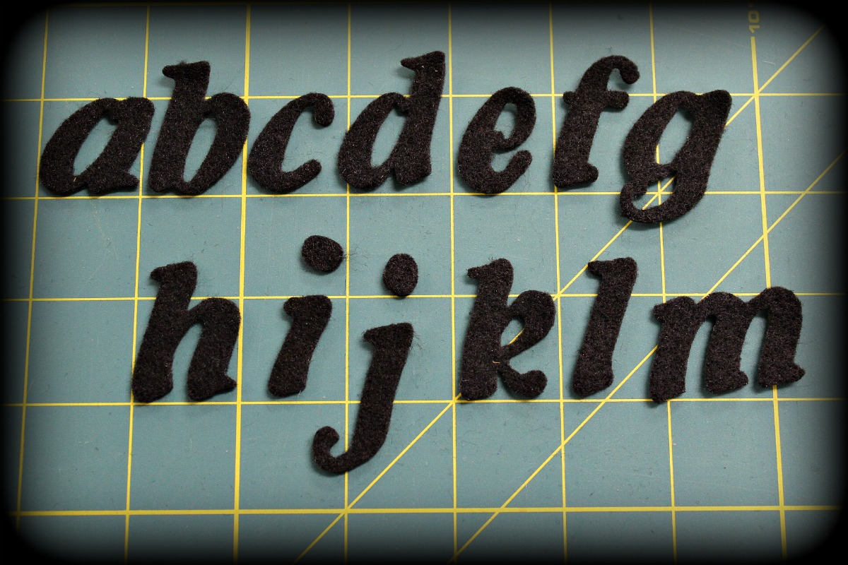 Fancy Lettering Lower Case