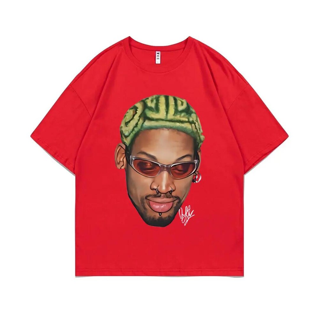 The Worm Dennis Rodman Big Face Graphic T-shirt Men Women Hip Hop ...