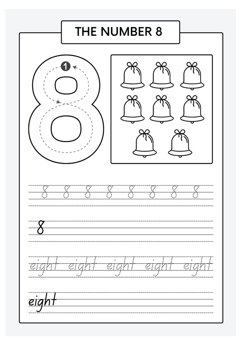 Maths Counting Worksheets 1-30 | Fun and Educational Tracing Activities ...