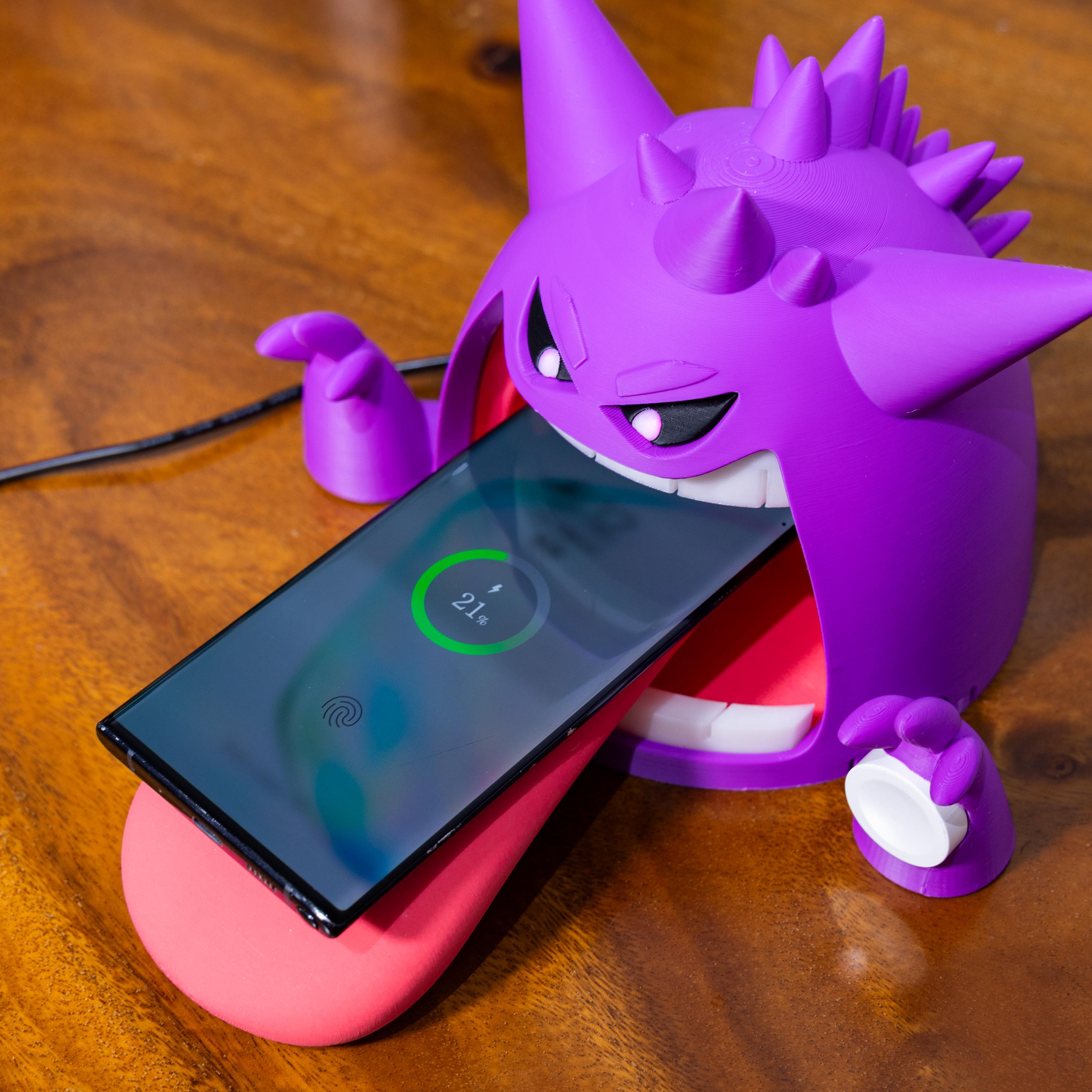 Gigantamax Gengar Wireless Charger Fast 15W Charging for Phones ...