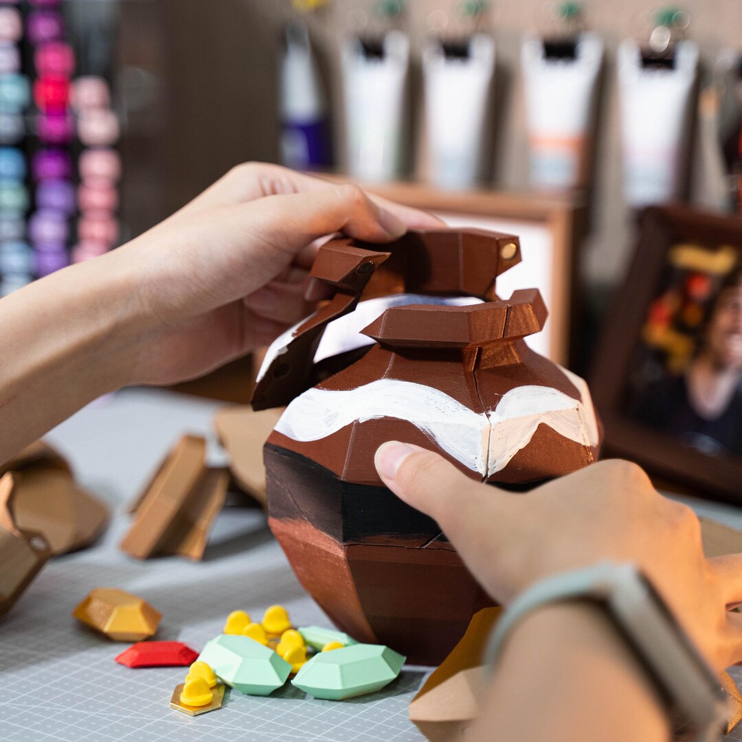 Zelda Breakable Pot 3D Printed Rupees NOT Included Video Game Collectible Prop Fan Art ...