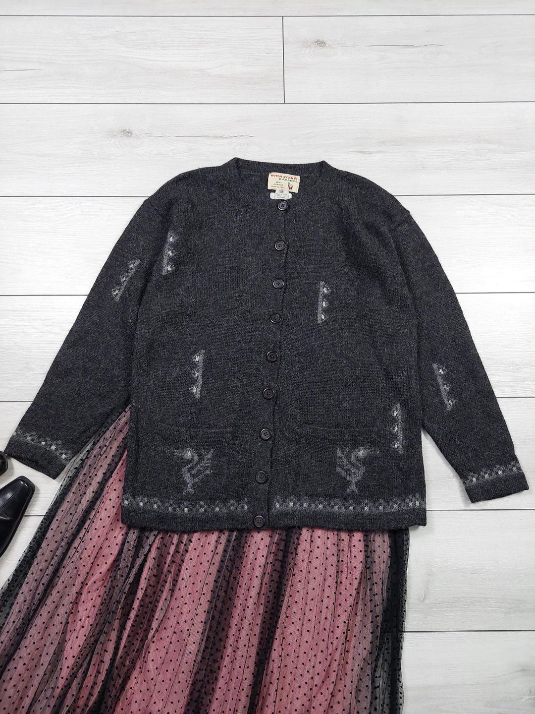 INTI RAYMI RAYMISA Women's Cardigan Hand Made 100% Alpaca Made in Peru ...