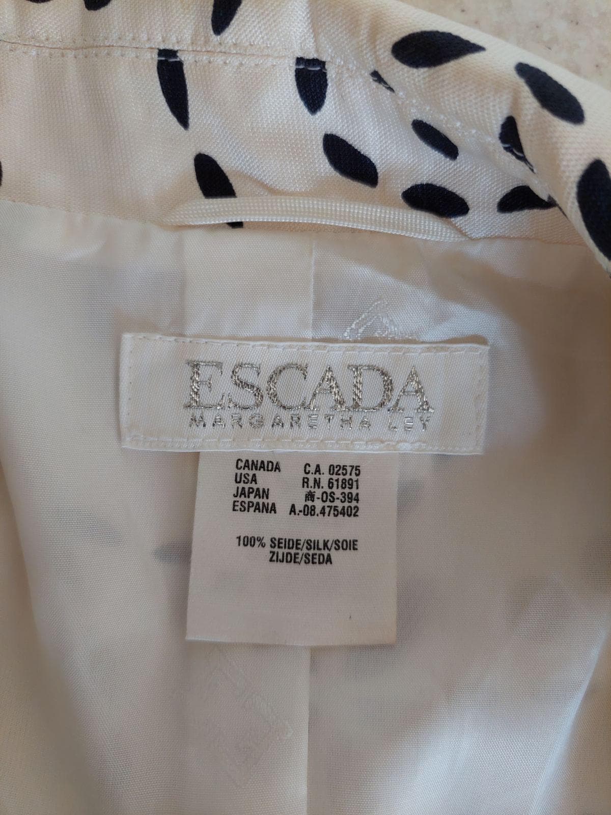 Vintage Escada Margaretha Ley Jacket in Beige - Etsy