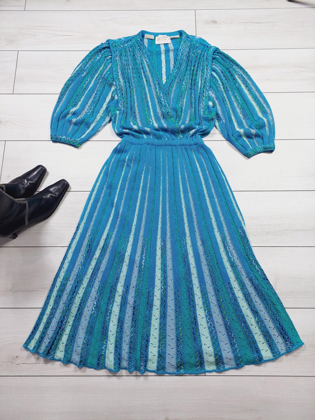 Rare!vintage 80s MEDICI Women's Dress Made in Italy - Etsy