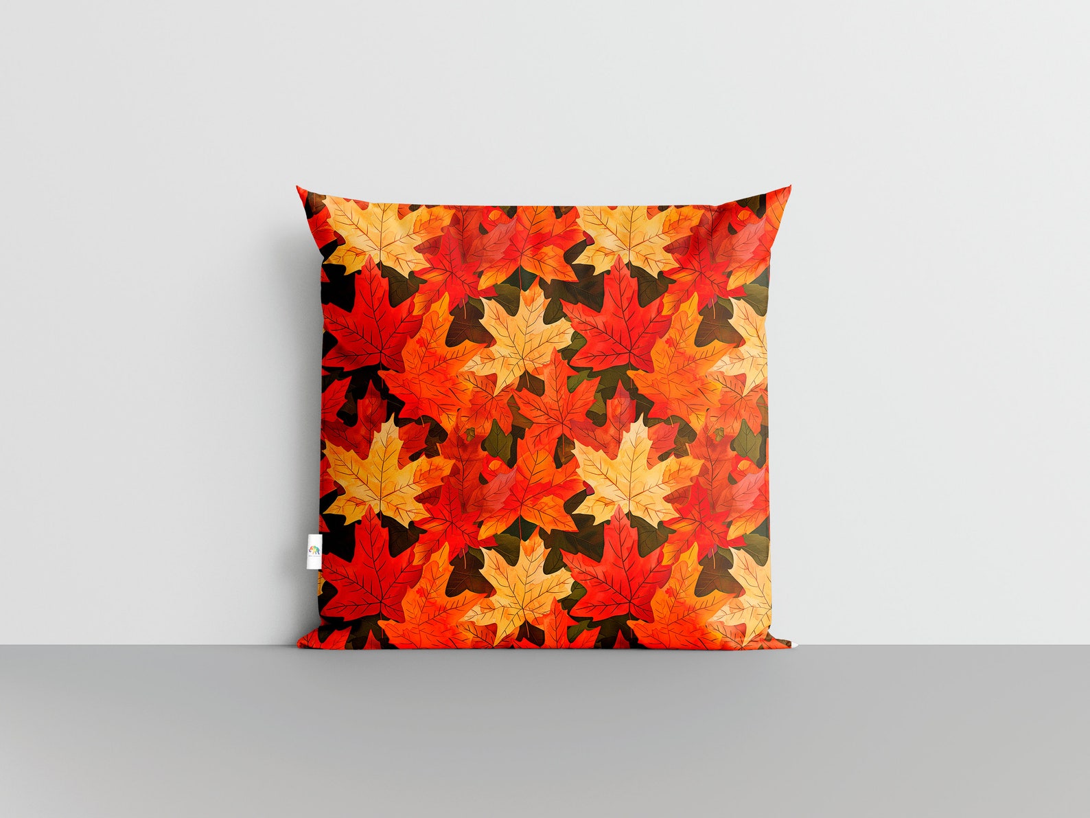 Beautiful Seamless Fall Leaves Digital Pattern, 12x12 Inch, High ...