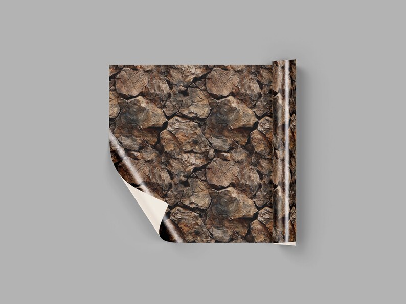 Realistic Natural Stone Texture Pattern, Earthy Colors, 12x12 Inch, 300 ...