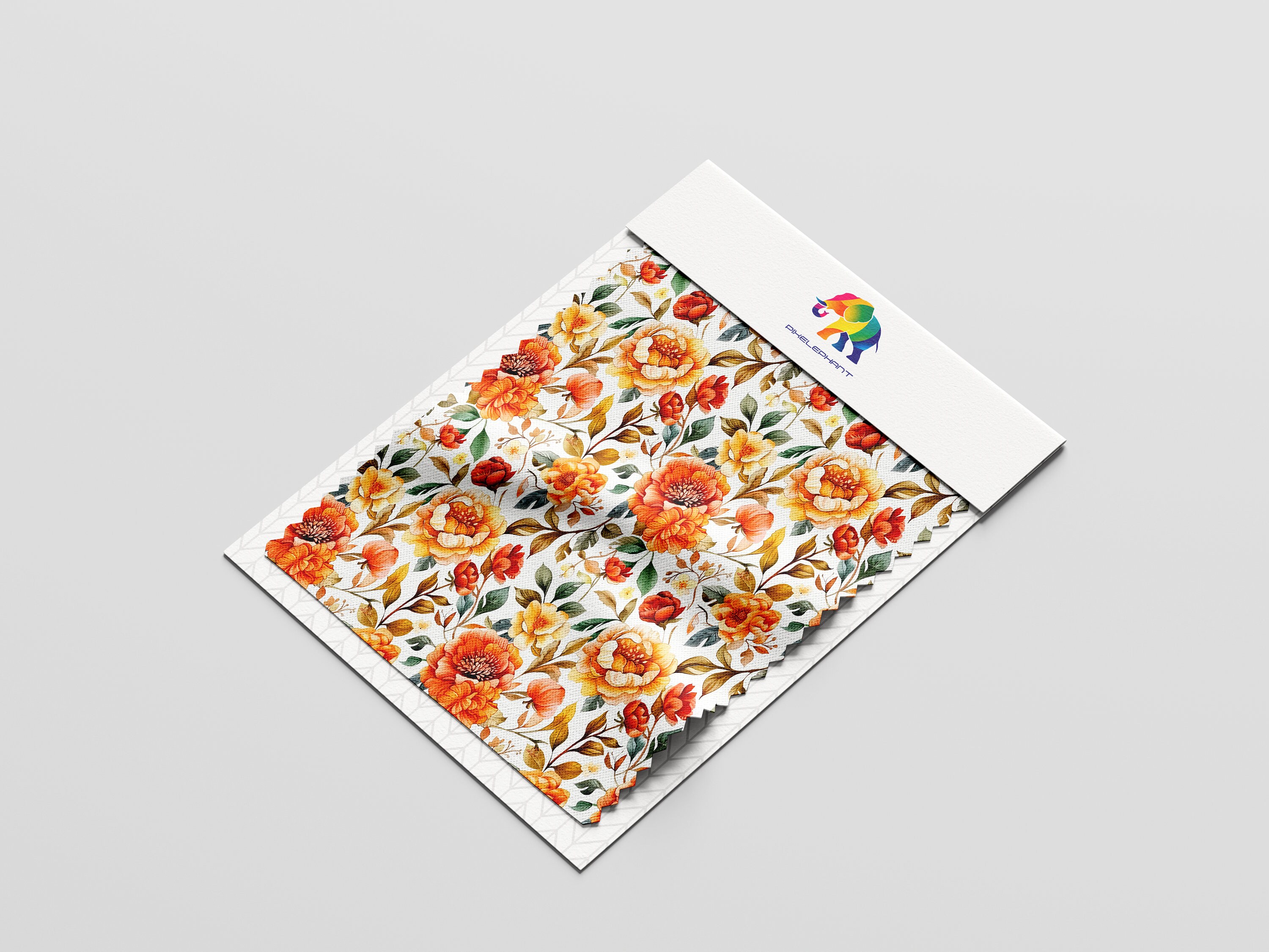 Watercolor Flower Pattern Seamless Design, Artistic Elegant Diverse ...