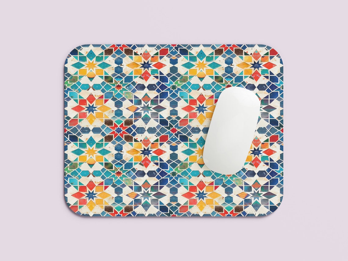 Seamless Colorful Turkish Tile Pattern, 3D Antique Mosaic Design With ...