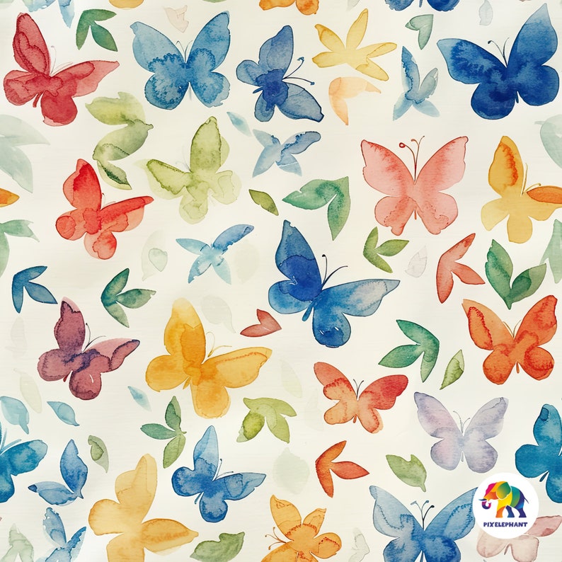 Watercolor Plain Paper Seamless Digital Pattern, 12x12 Inch, 300 DPI ...