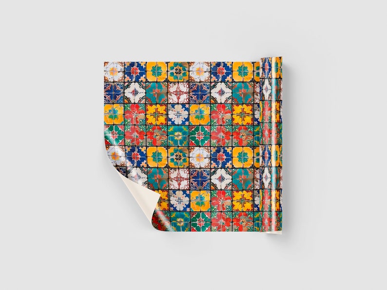 Seamless Colorful Turkish Tile Pattern, Mosaic Design With Antique and ...