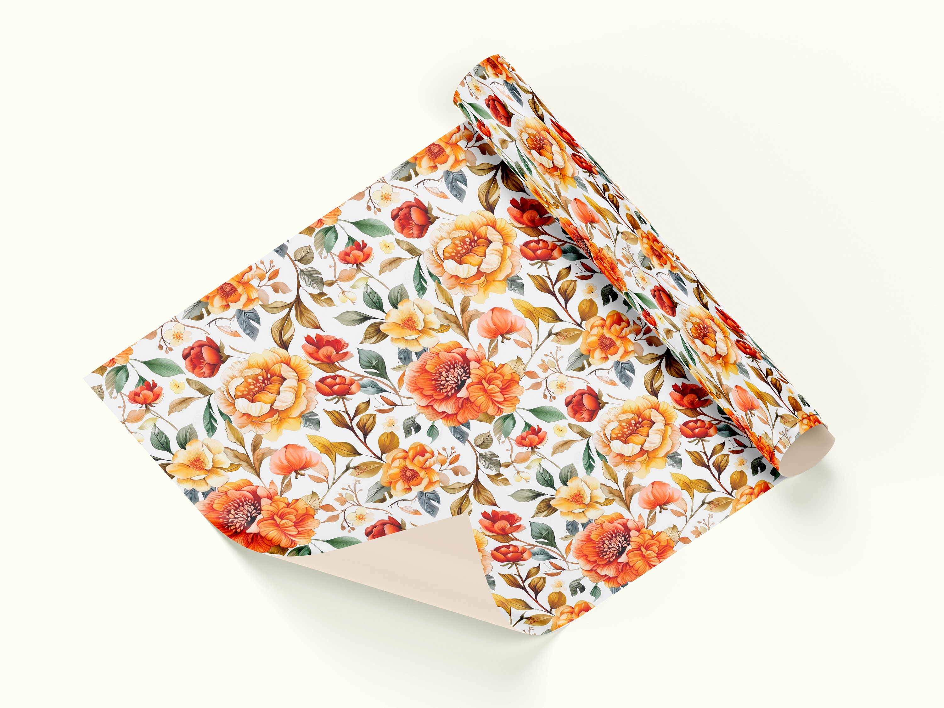 Watercolor Flower Pattern Seamless Design, Artistic Elegant Diverse ...