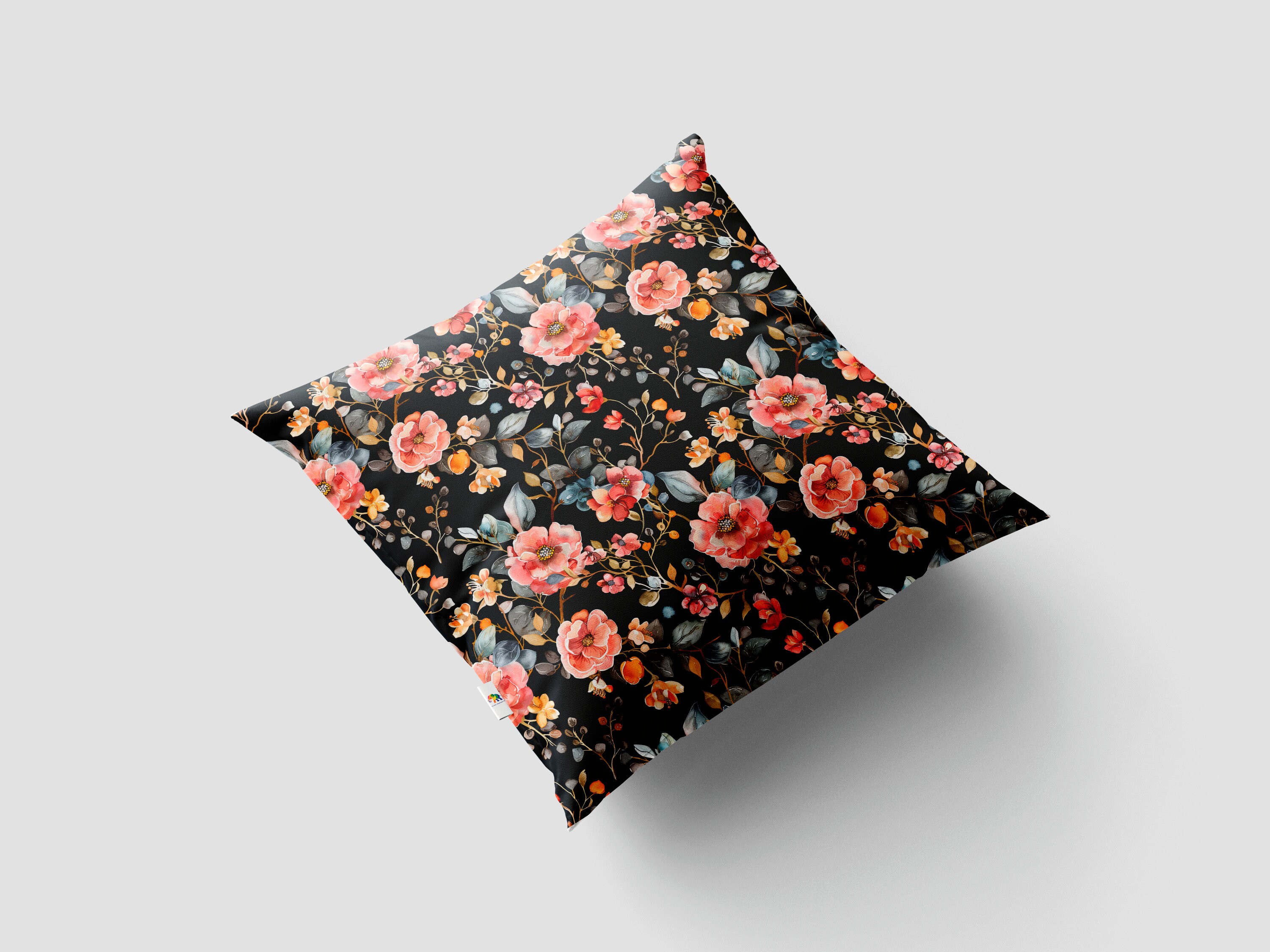 Watercolor Flower Pattern, Seamless Design, Detailed Diverse Flowers ...