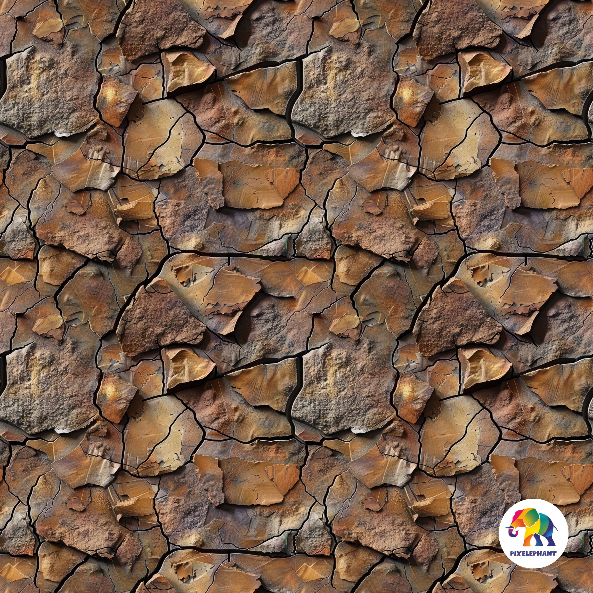 Realistic Natural Stone Texture Pattern, Detailed Rugged Organic Design ...