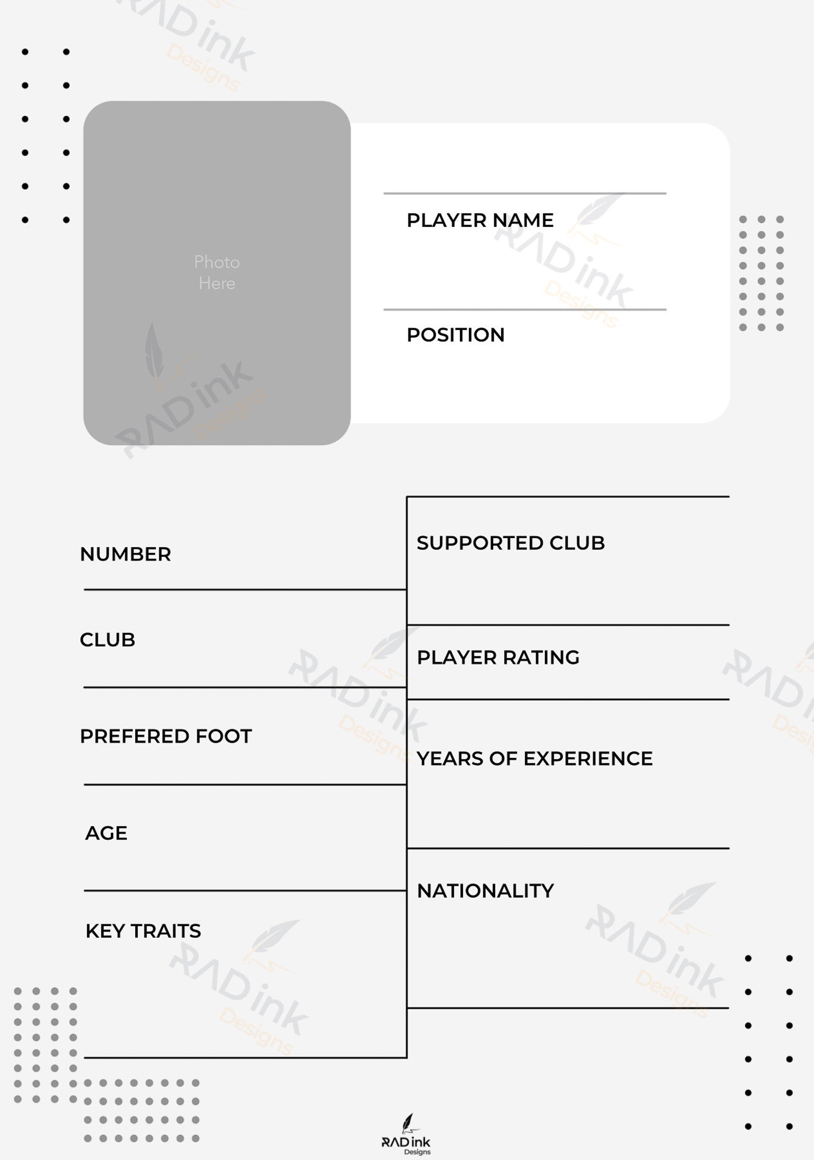 Football Planner - Player Development Journal - Etsy